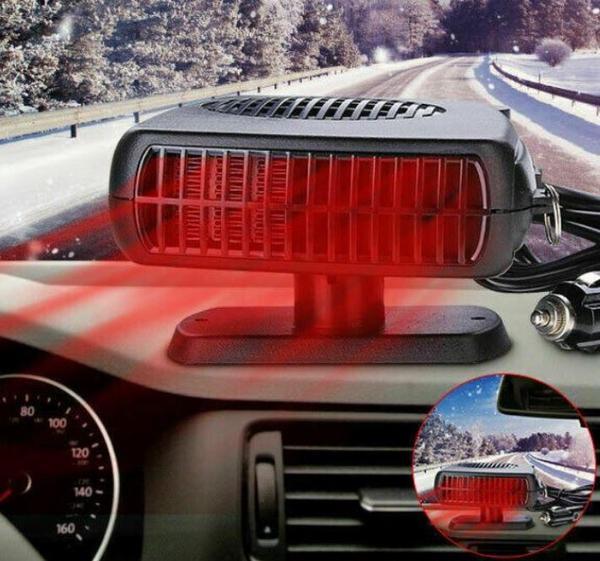 Windshield Defroster Heating Fan - Car Dryer 2 In 1 Mini Electric Wind ...